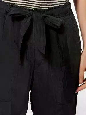MARANT ETOILE Bilina Tie-waist Trousers - Black