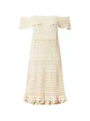 MARANT ETOILE Zoa Crochet Mini Dress - Neutrals