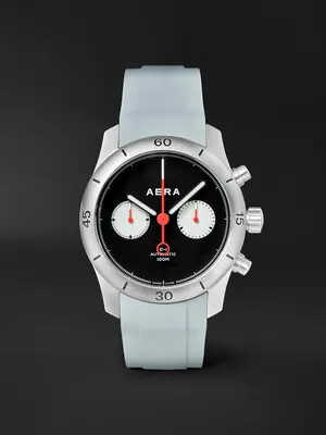 Aera C-1 Chrono Automatic Chronograph 42mm Watch - Black