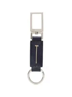 TOM FORD T' Detail Keyring - Blue