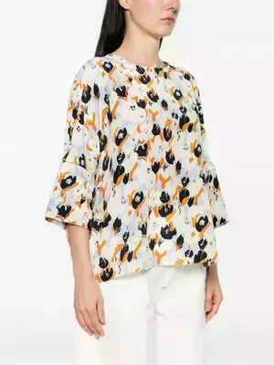 Marni Floral-pattern Blouse