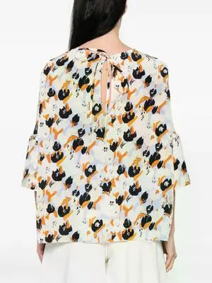 Marni Floral-pattern Blouse