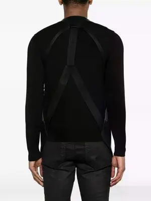 Rick Owens Temple Bauhaus Leather Waistcoat - Black