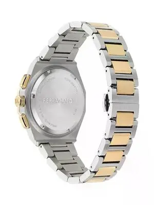 FERRAGAMO Edge Chronograph 42mm Watch - Silver