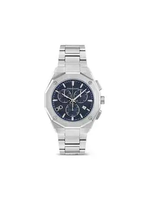 FERRAGAMO Edge Chrono 42mm Watch Silver