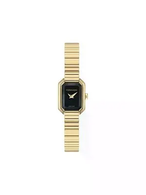 FERRAGAMO Crystal Tank Petite 20mm Watch - Gold