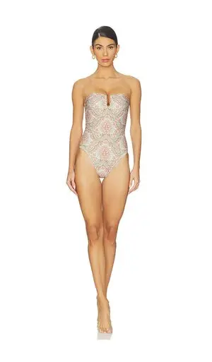 Paige Gianna U-ring One Piece Swimsuit - Surf Multi