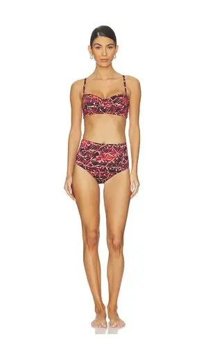 Ulla Johnson Zahara Bikini Top - Sumac