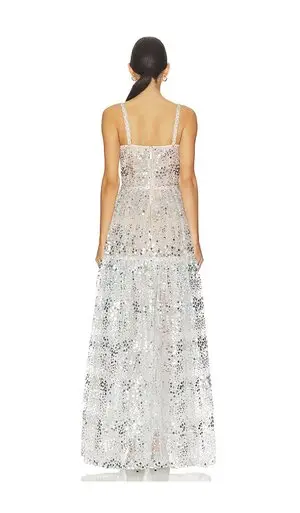 BRONX BANCO Midnight Embellished Gown