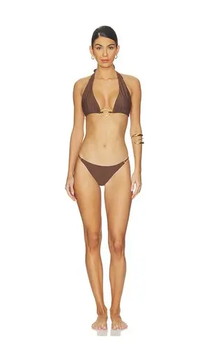 Bardot Halterneck Bikini Top
