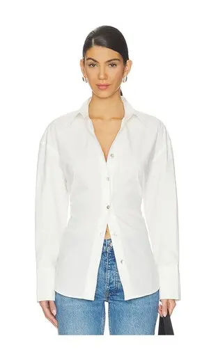 NIA Jules Shirt With Lace-up Back Detail