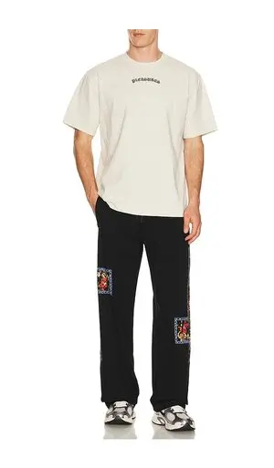 PLEASURES Neural Applique Shirt In Cream