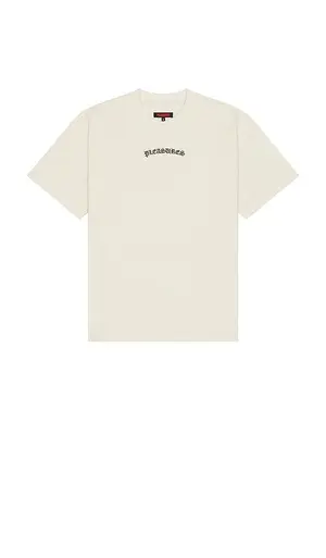 PLEASURES Neural Applique Shirt In Cream