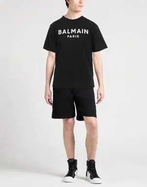Balmain T-shirt Size Cotton - Black