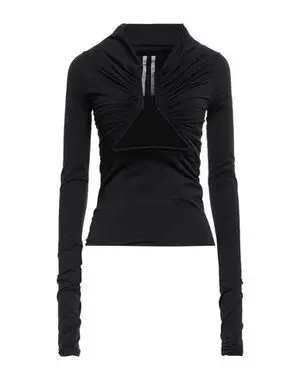Rick Owens Top In Synthetic Jersey - Black