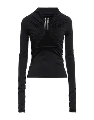 Rick Owens Top In Synthetic Jersey - Black