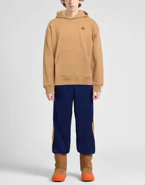Kenzo Sweatshirt With Floral Appliqués And Brand Logo - Camel