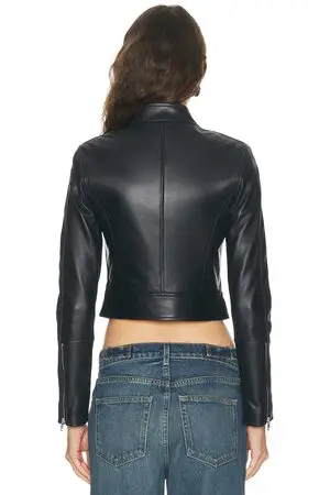 GRLFRND Danica Leather Racer Jacket