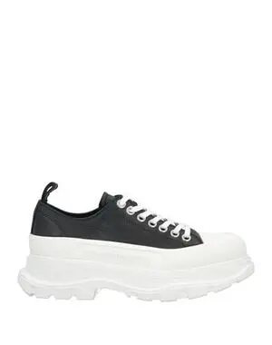 Alexander McQueen Sneakers Size Soft Leather - Black