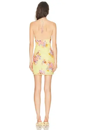 Hemant & Nandita Kysha Mini Dress - Yellow