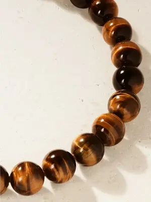 Jia Jia Oracle Tiger's Eye And Crystal Necklace