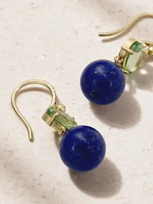 Irene Neuwirth Gumball 18-karat Gold Multi-stone Drop Earrings