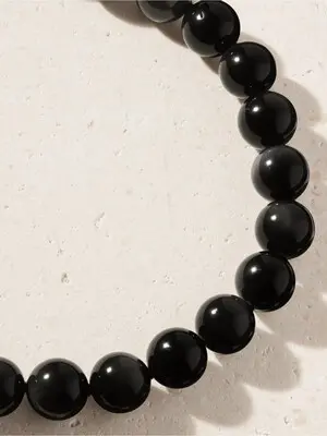 Jia Jia Oracle Onyx And Crystal Necklace - Black