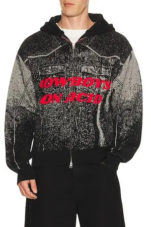 Pleasures Full Zip Sweatshirts Hoodies For Men