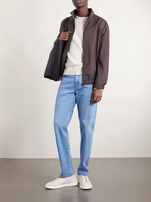 Zegna Straight-leg Denim Jeans - Blue