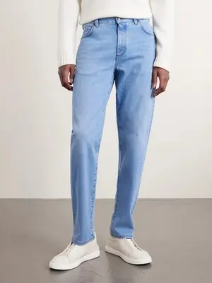 Zegna Straight-leg Denim Jeans - Blue