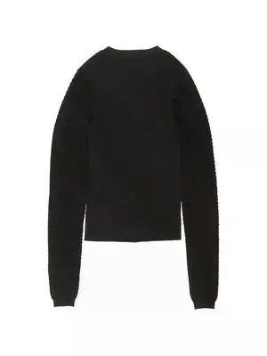 Acne Studios Button Knitted Cardigan - Black