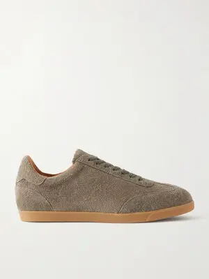 Mr P. Suede Low Top Sneakers - Green