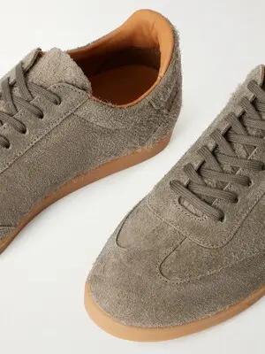 Mr P. Suede Low Top Sneakers - Green