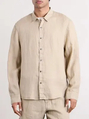 JAMES PERSE Linen Canvas Shirt