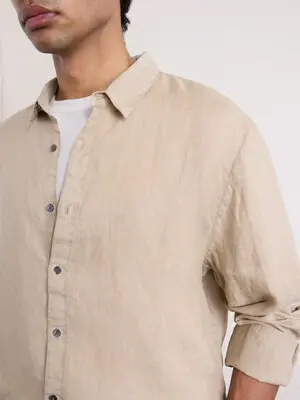 JAMES PERSE Linen Canvas Shirt
