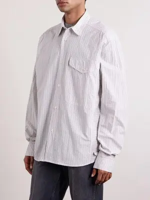 Kapital Cabin Striped Cotton Shirts