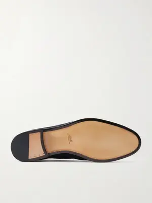 Mr P. Venetian Suede Loafers - Blue
