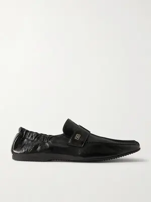Balenciaga Lambskin Palermo Loafers - Black