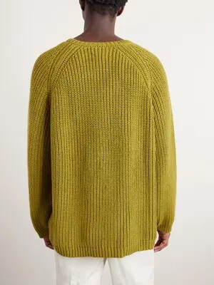 BODE Merton Cotton And Wool-blend Sweater