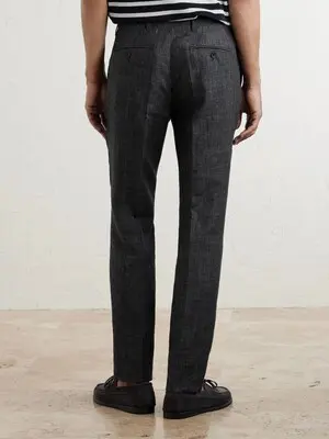 Mr P. Slim Fit Linen Suit Trousers