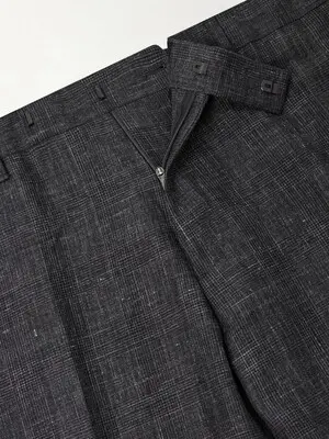 Mr P. Slim Fit Linen Suit Trousers