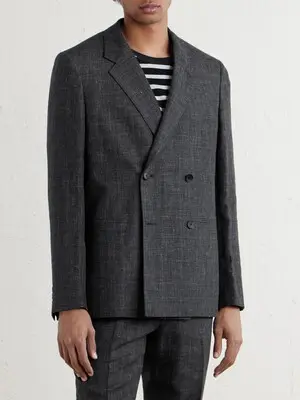Mr P. Delave Linen Check Jacket