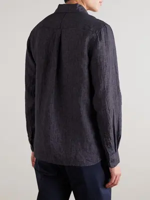 Mr P. Linen Shirt - Gray
