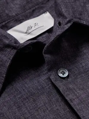 Mr P. Linen Shirt - Gray