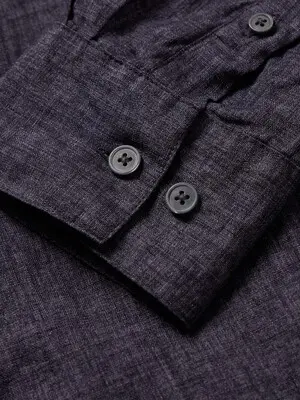 Mr P. Linen Shirt - Gray