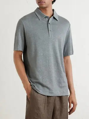 Mr P. Linen Polo Shirt