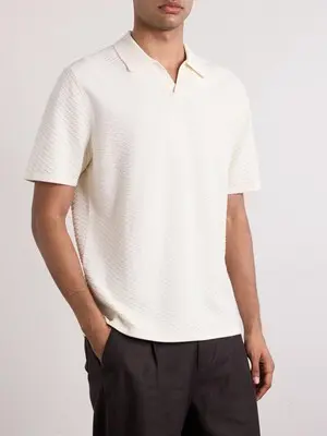 Nn07 Paul 60016 Cotton Polo Shirt - White