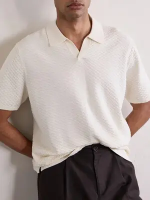 Nn07 Paul 60016 Cotton Polo Shirt - White