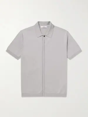 Mr P. Organic Cotton And Silk-blend Shirt