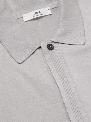 Mr P. Organic Cotton And Silk-blend Shirt
